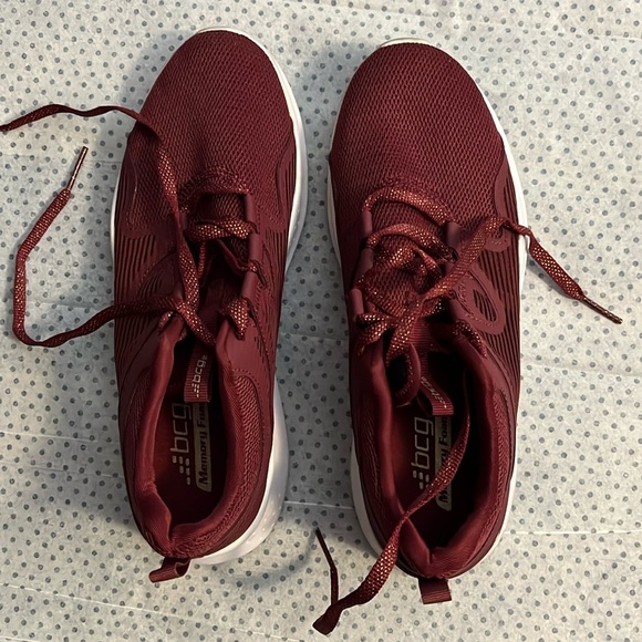 bcg | Shoes | Bcg Maroon Sneakers Shoes | Poshmark